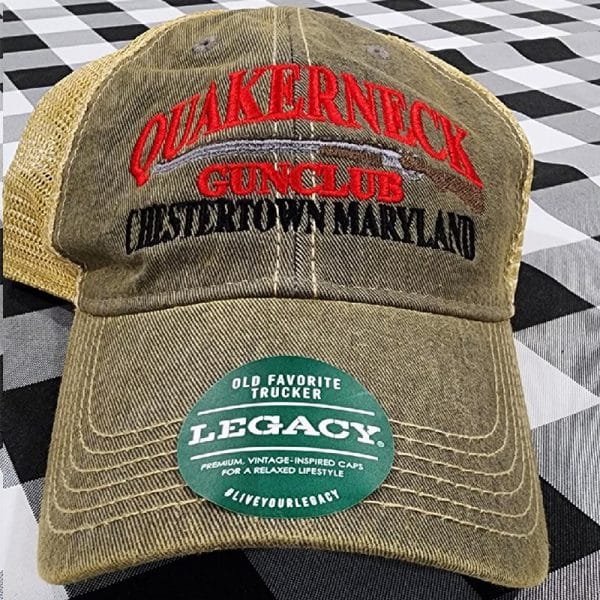 Richardson Trucker Hat with Quaker Neck Logo